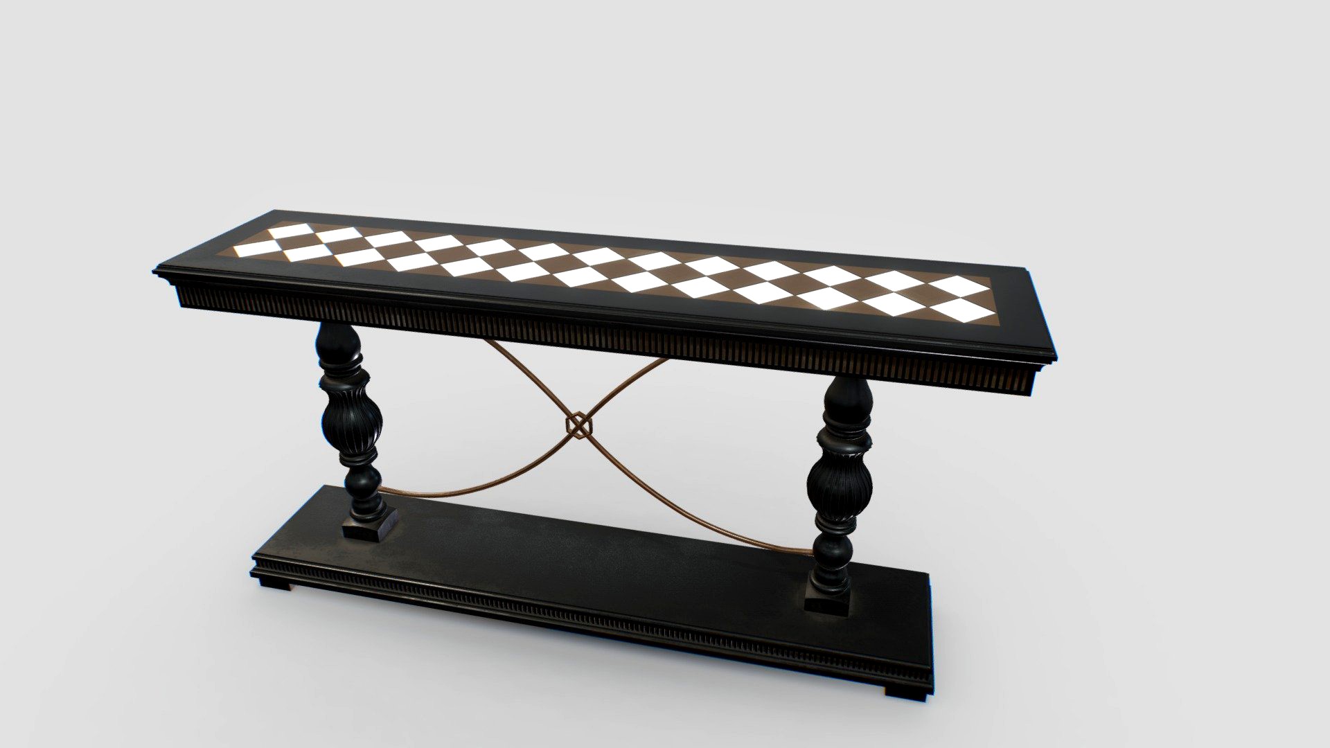 Vintage Console set 3d model