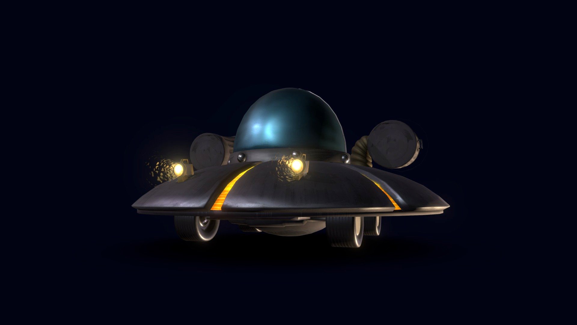 Rick & Morty | Ship 3d model