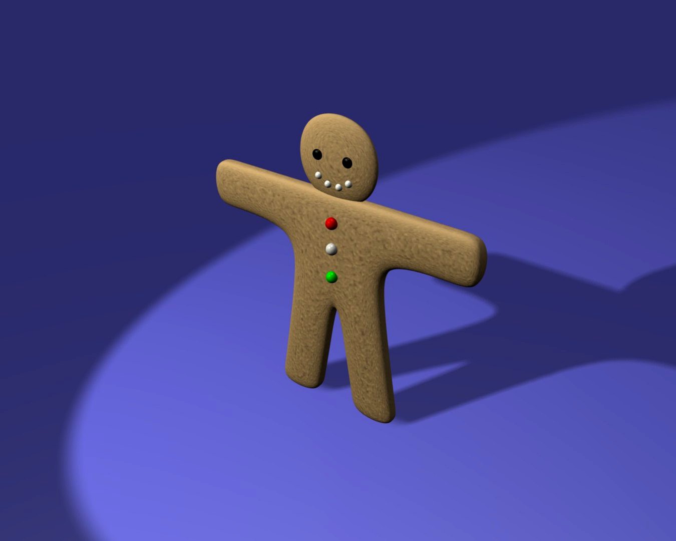 Ginger Bread Man 3d model