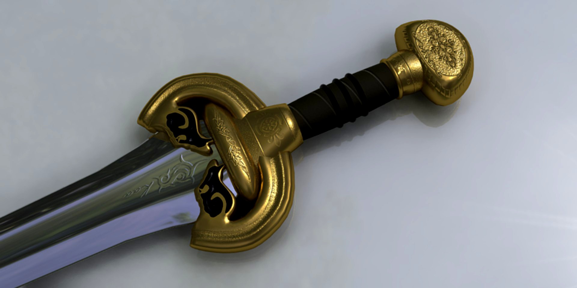 old sword 3d model