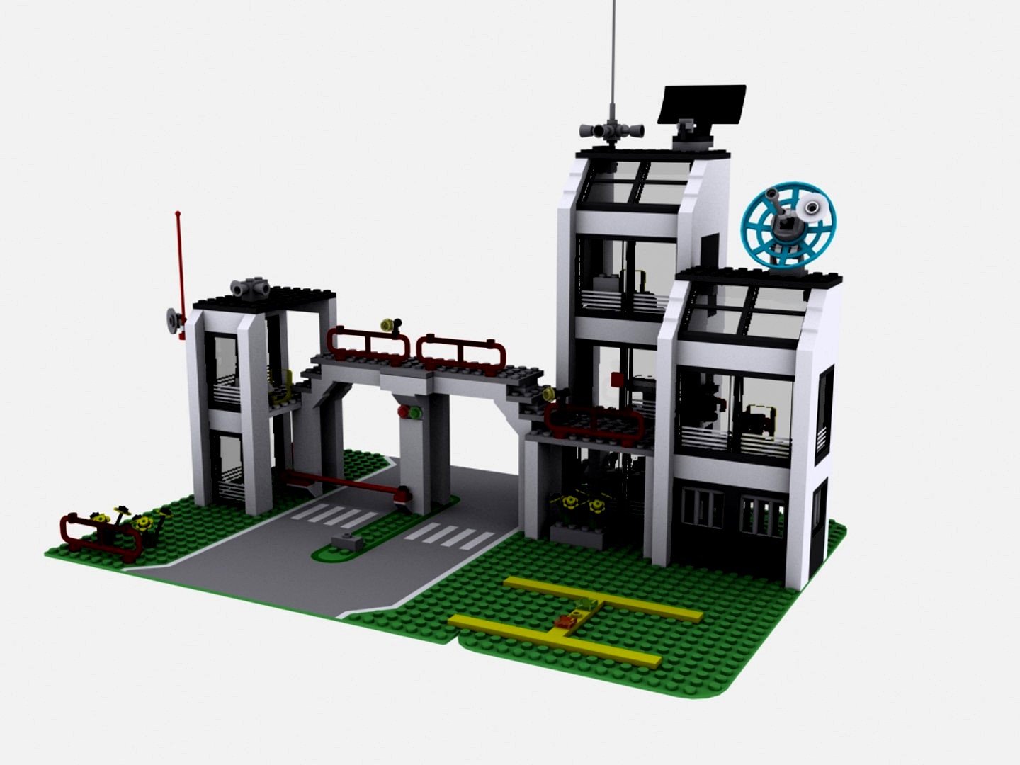 Lego Central Precinct 3d model