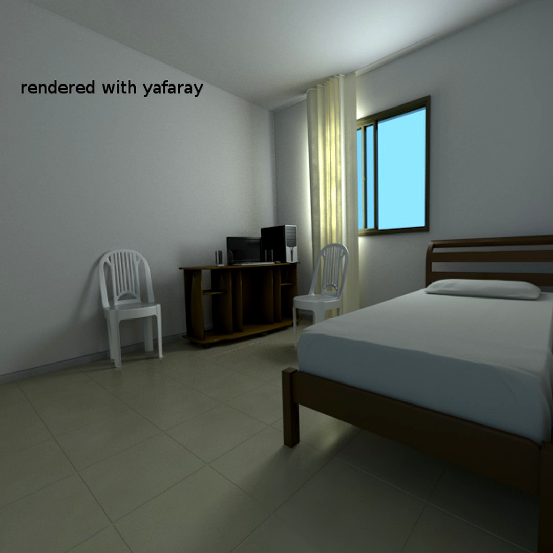 simple room model 3d