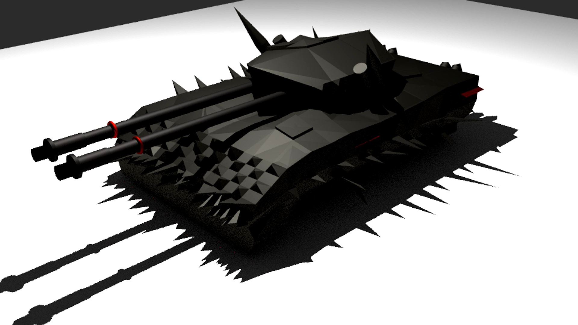 Sci fi Tank 3d model