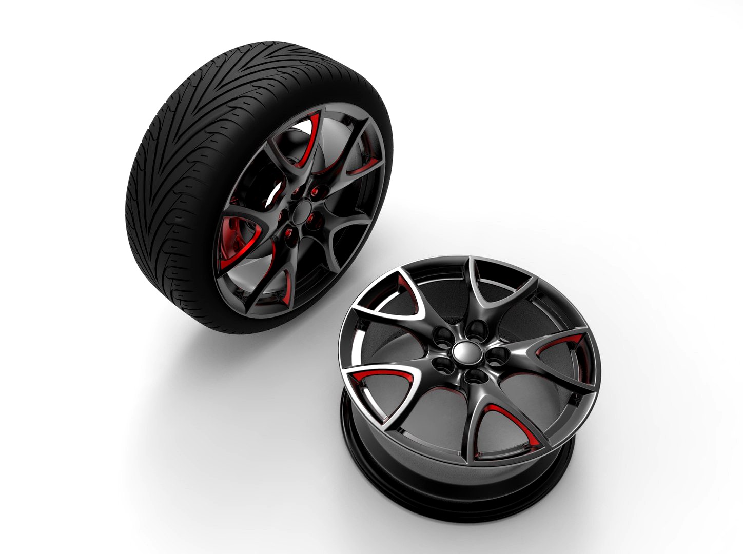 Car rims 3d model
