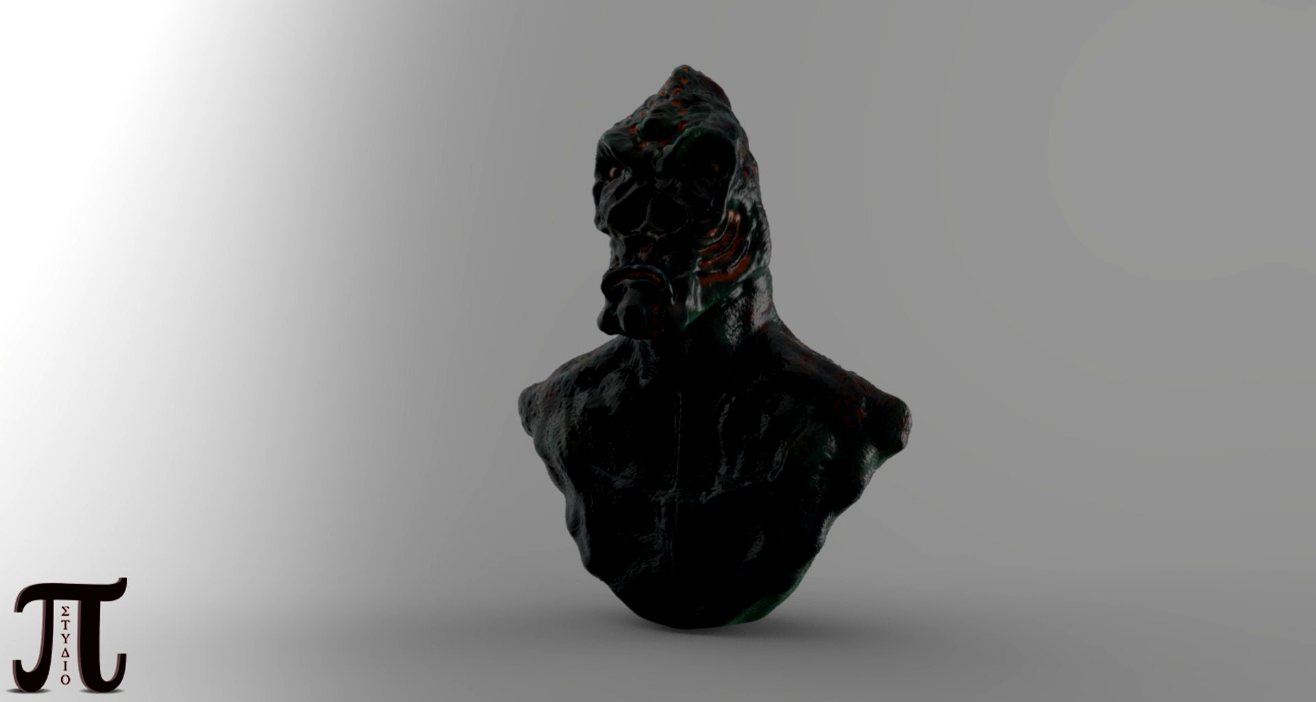 Alien-Monster Sculpt 3d model