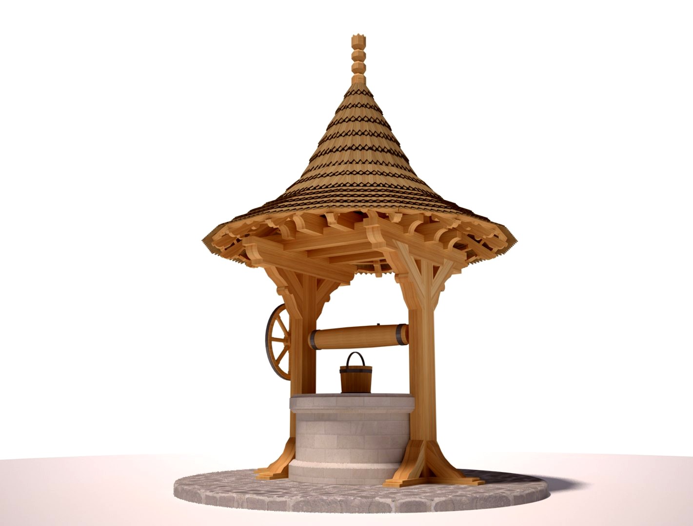 water well 3d model