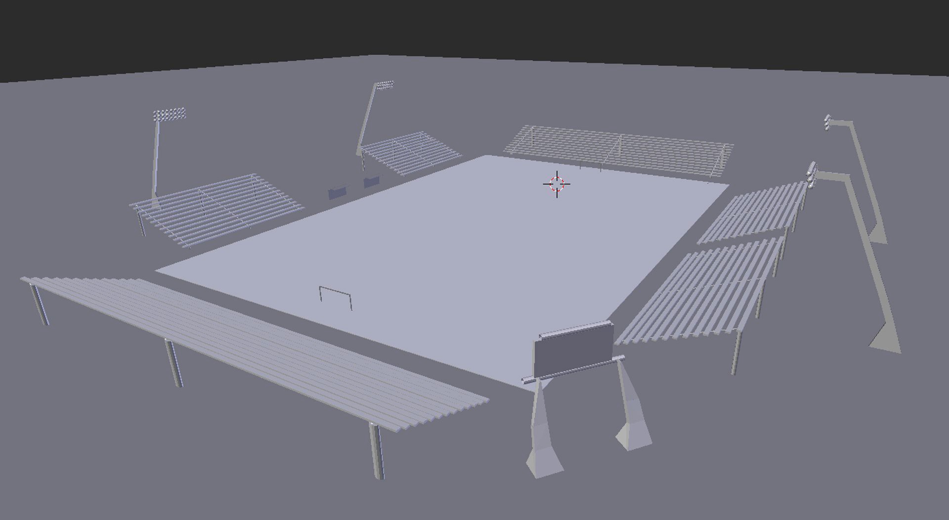 stadium model 3d
