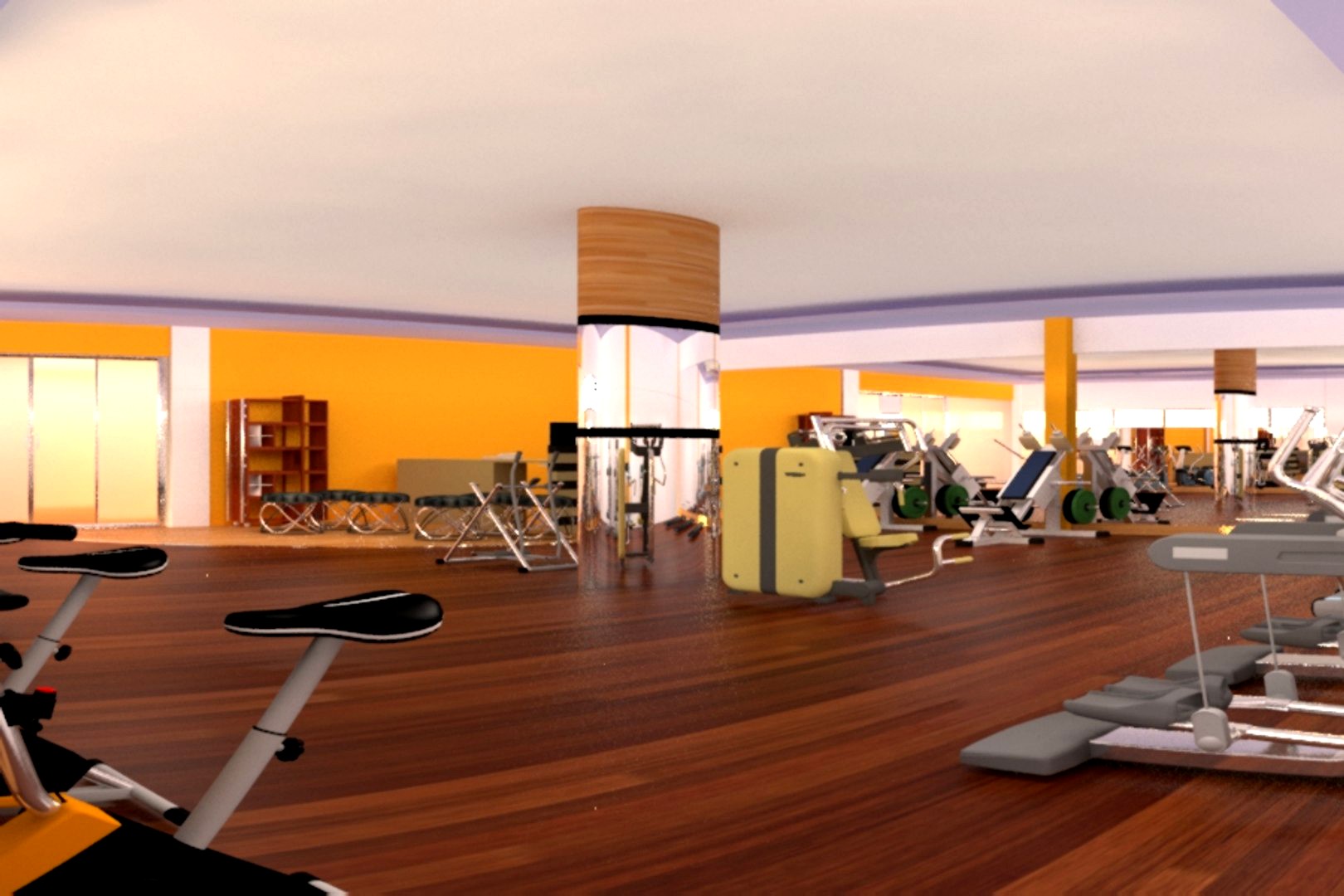 GYM Room 3d model