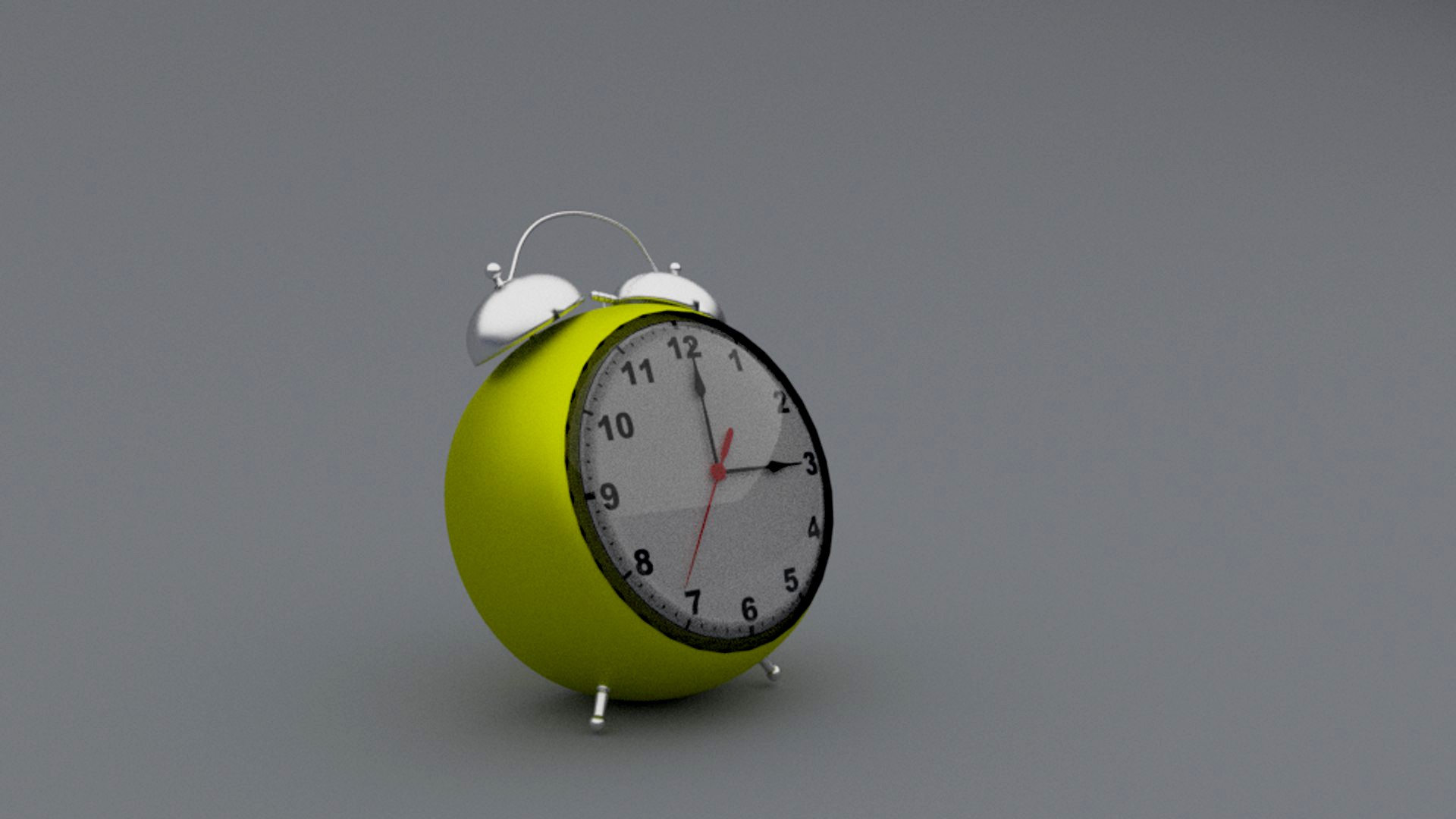 Very high resolution clock 3d model