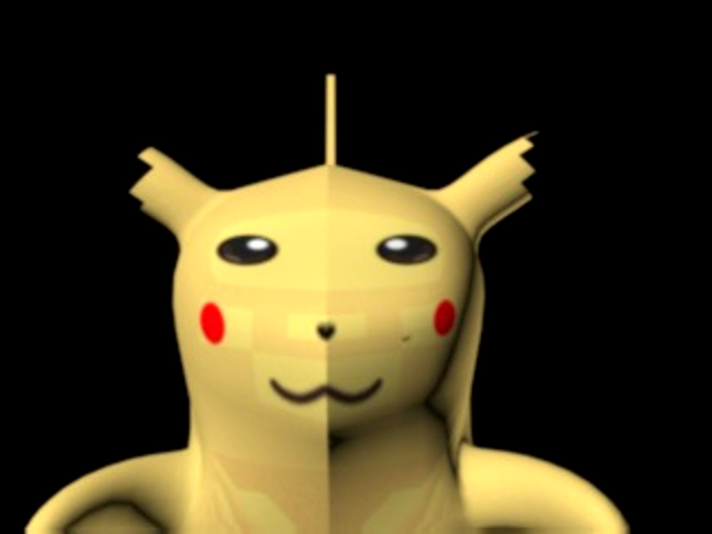 pikachu 3d model