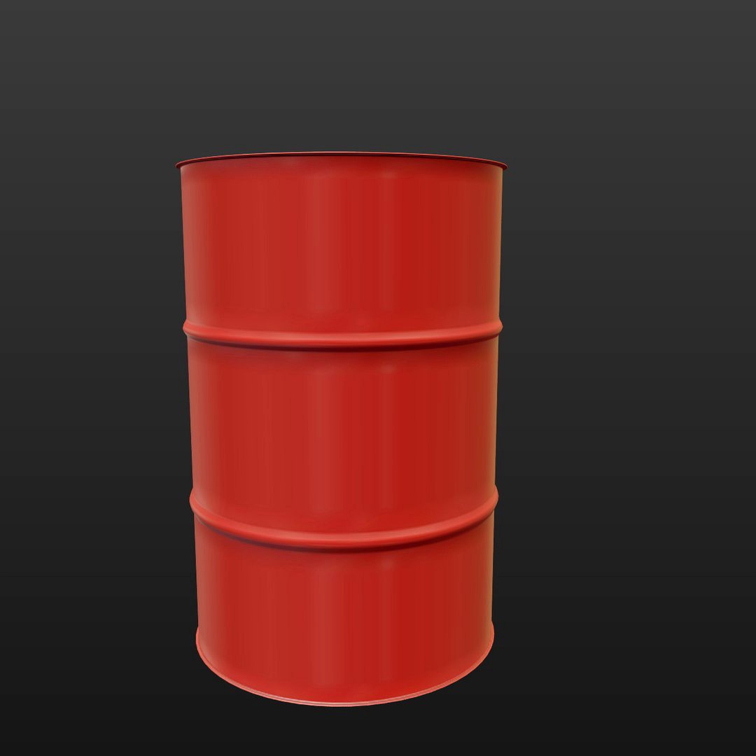 Oil-Can-drum 3d model