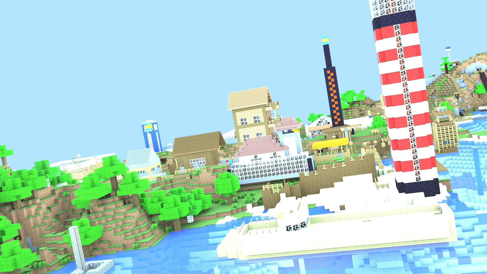 Minecraft Fun World 3d model