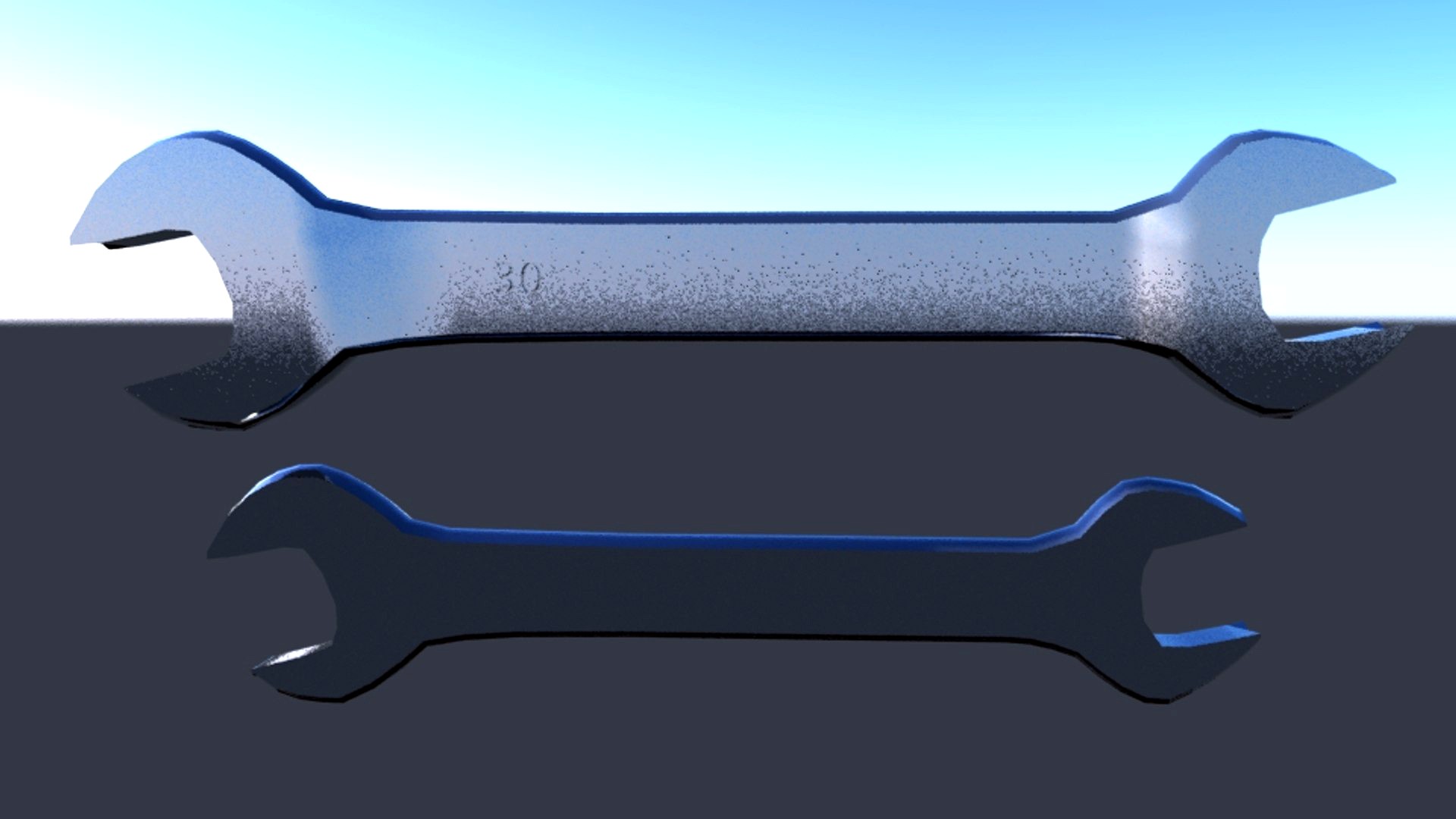 open mouth key 3d model