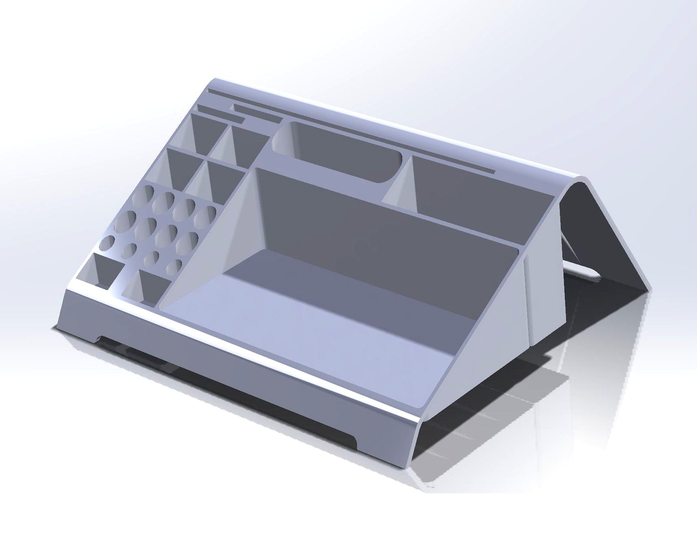 Stationary and calculator holder 3d model