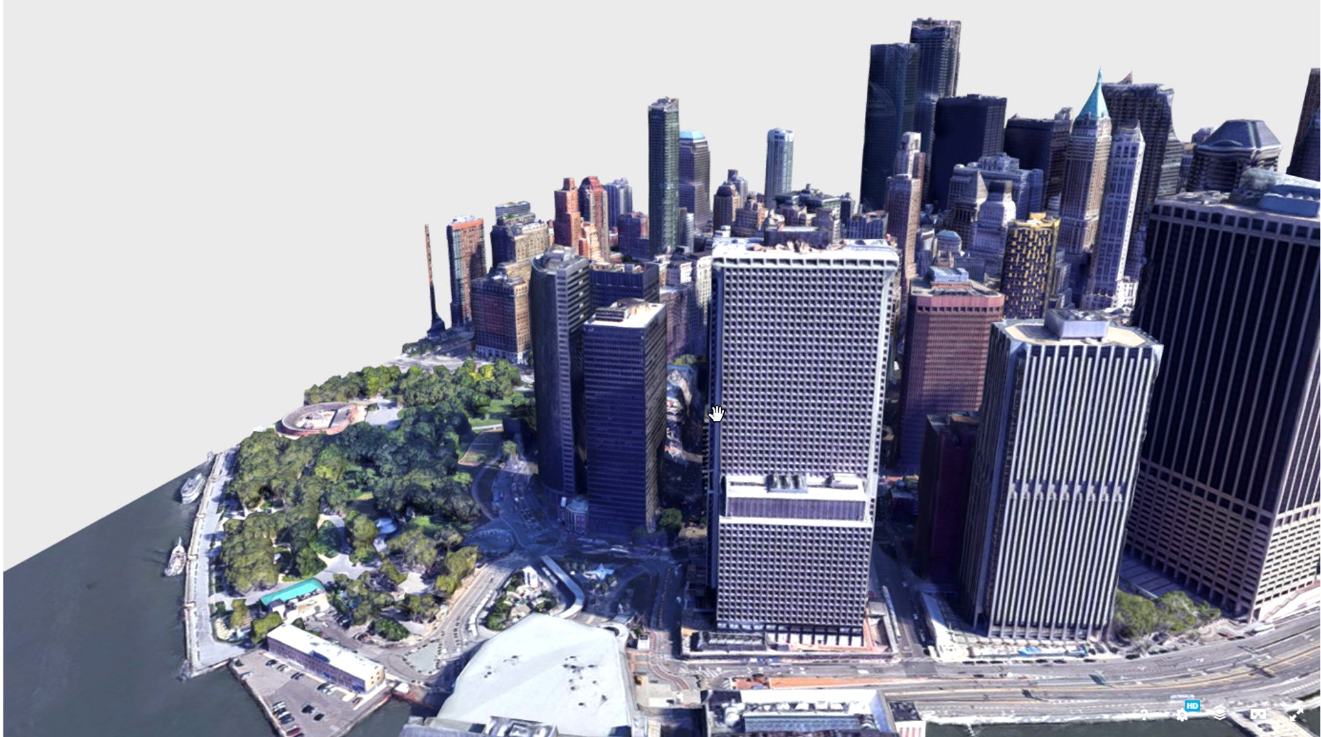Lower Manhattan 3d model