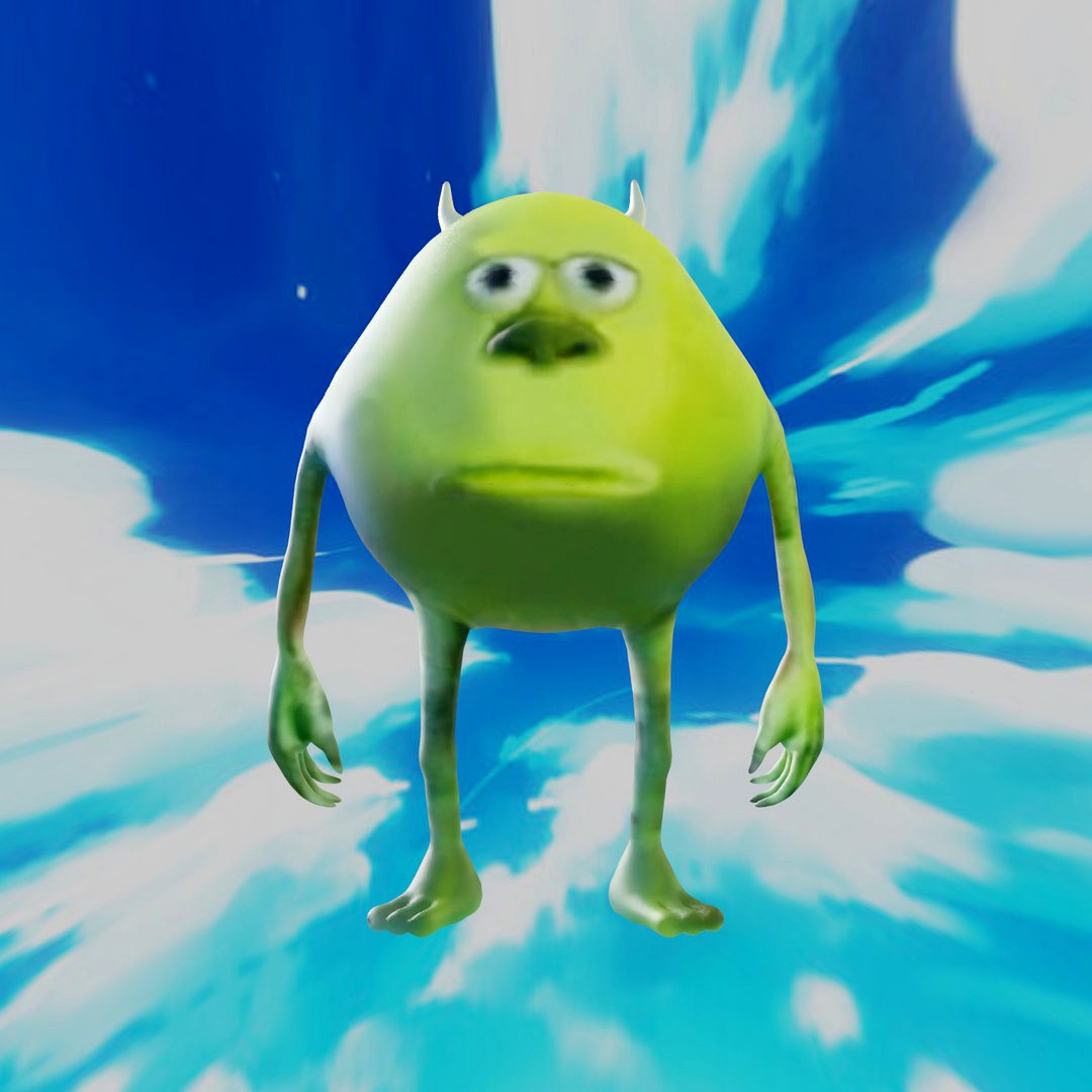 Mike Sully Meme 3d model