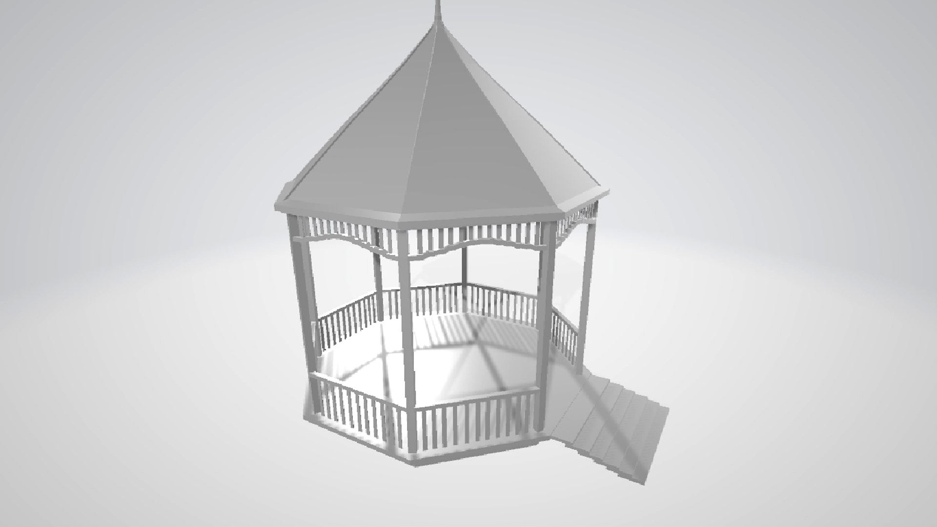 Gazebo 3d model