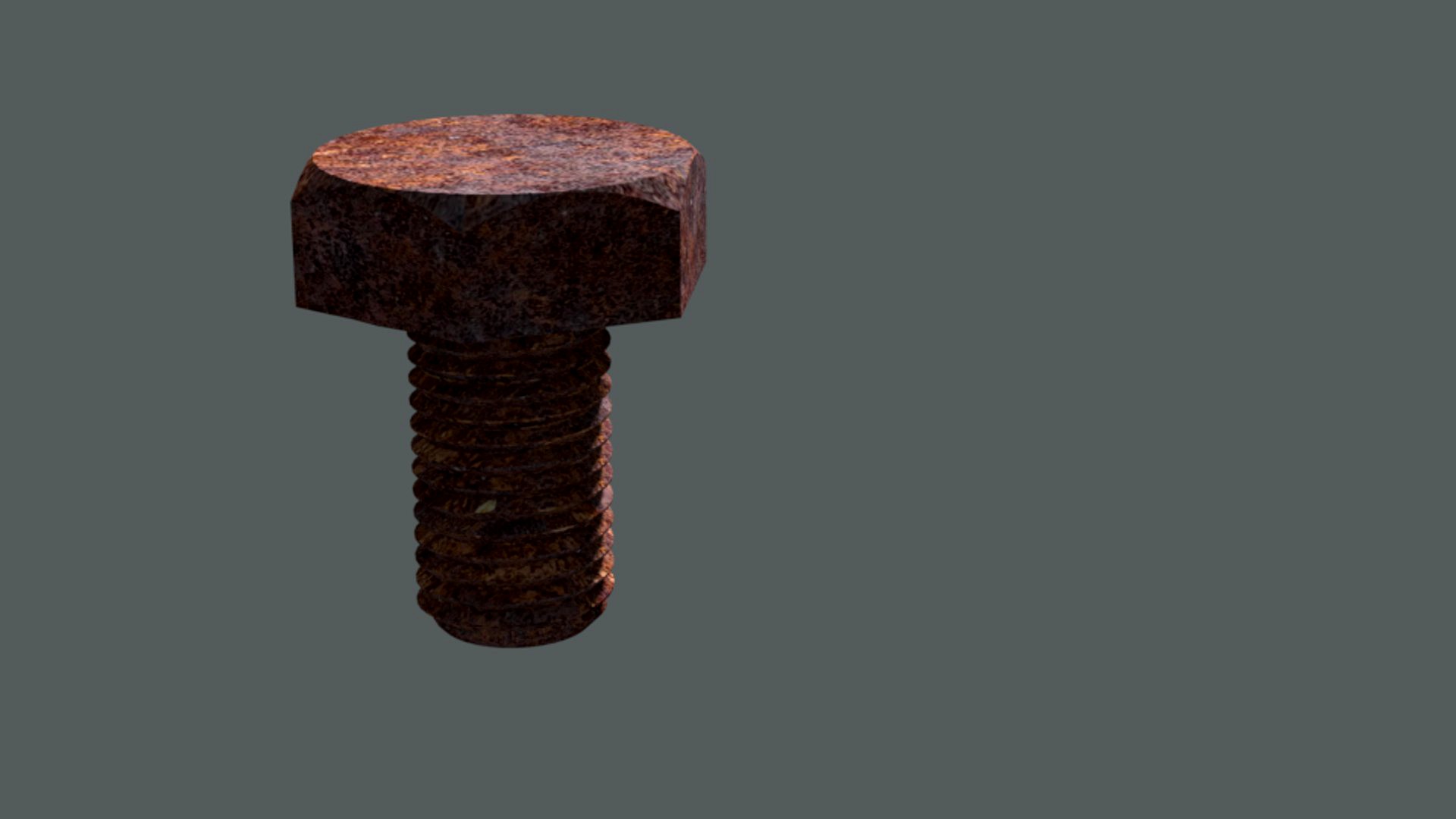 Rusty Bolt 3d model