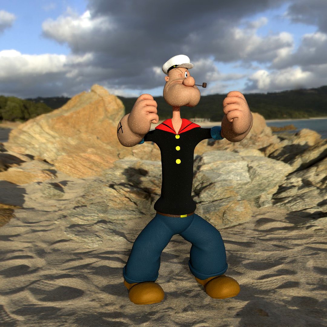Popeye 3d model