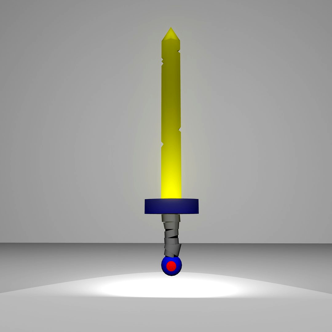 Fin Sword 3d model