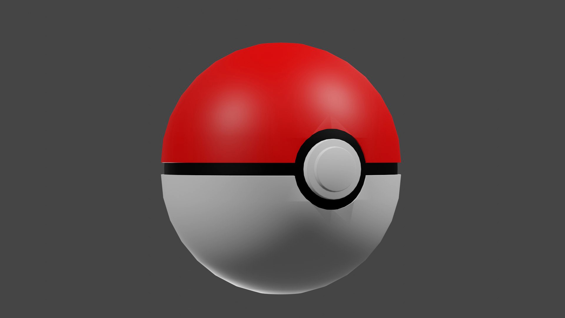 Pokeball 3d model