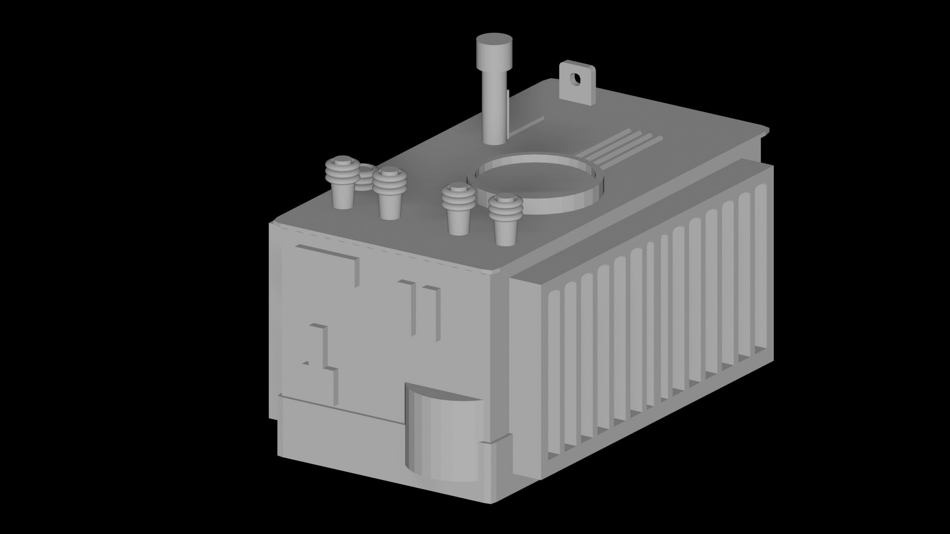 Electrical Transformer 3d model