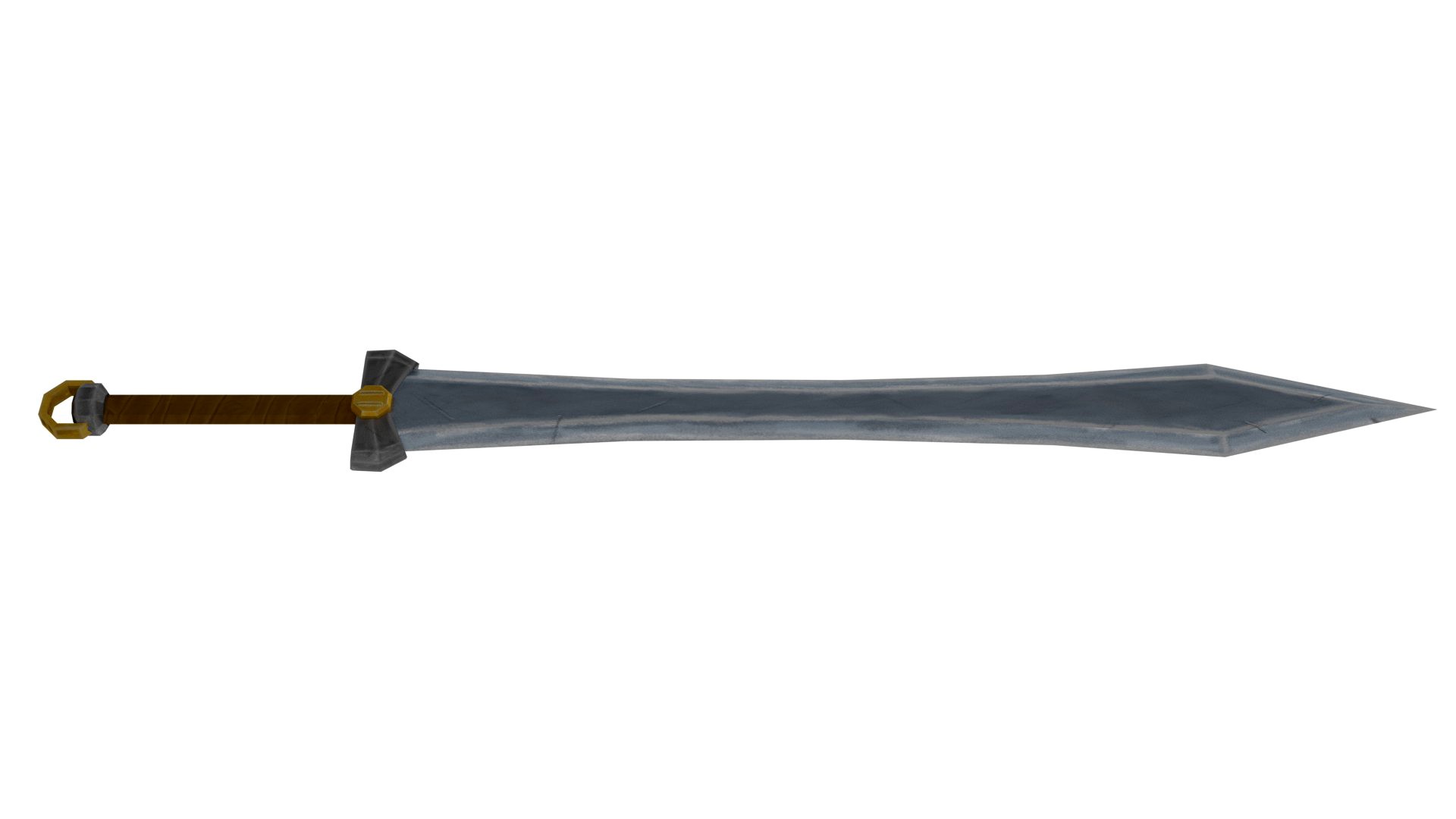 cartoon texture sword 3d model