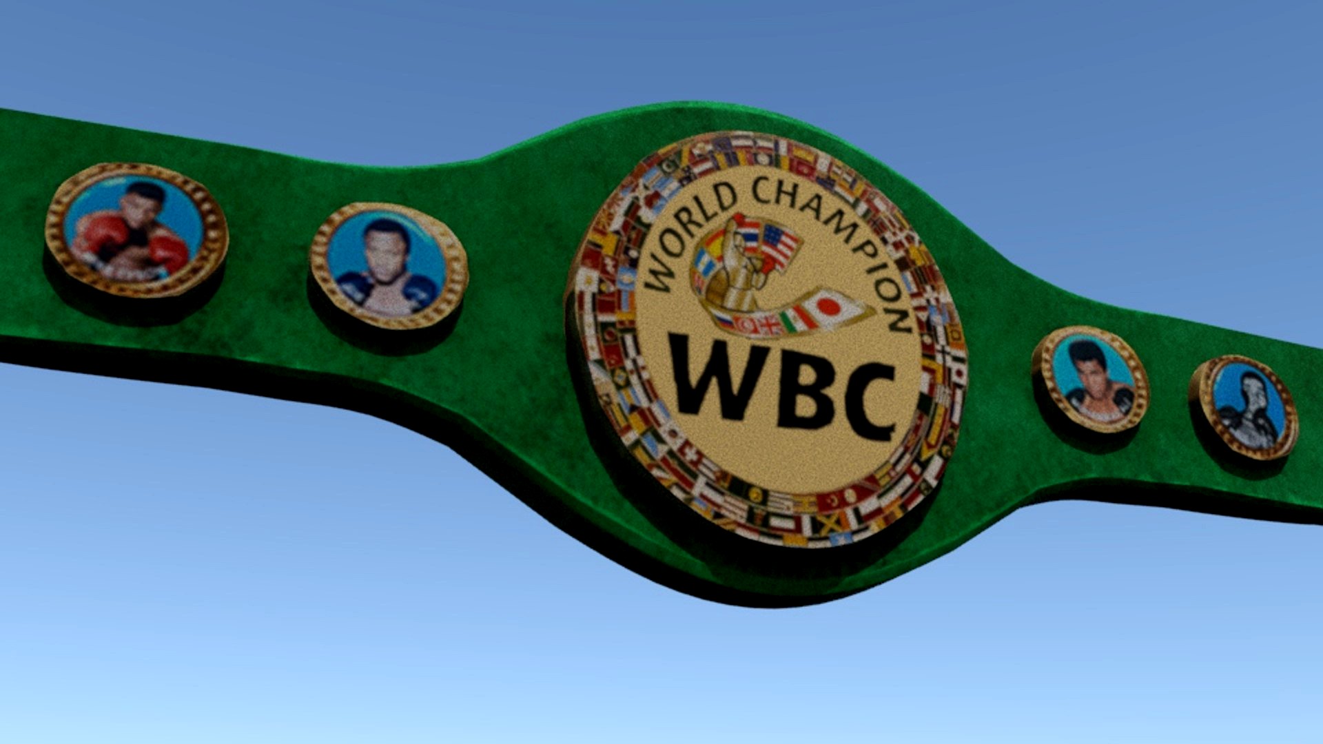 WBC Boxing Belt 3d model