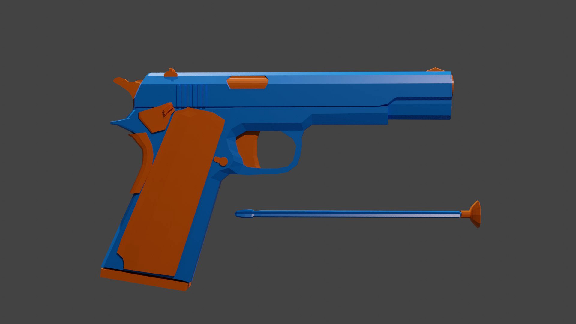 Toy gun 3d model