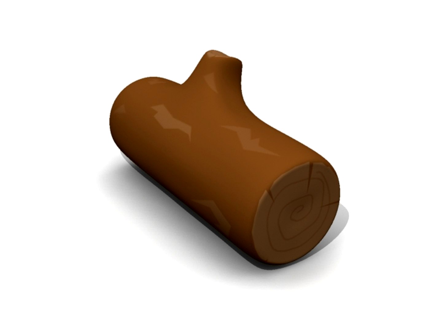 Cartoon Tree Log 3d model