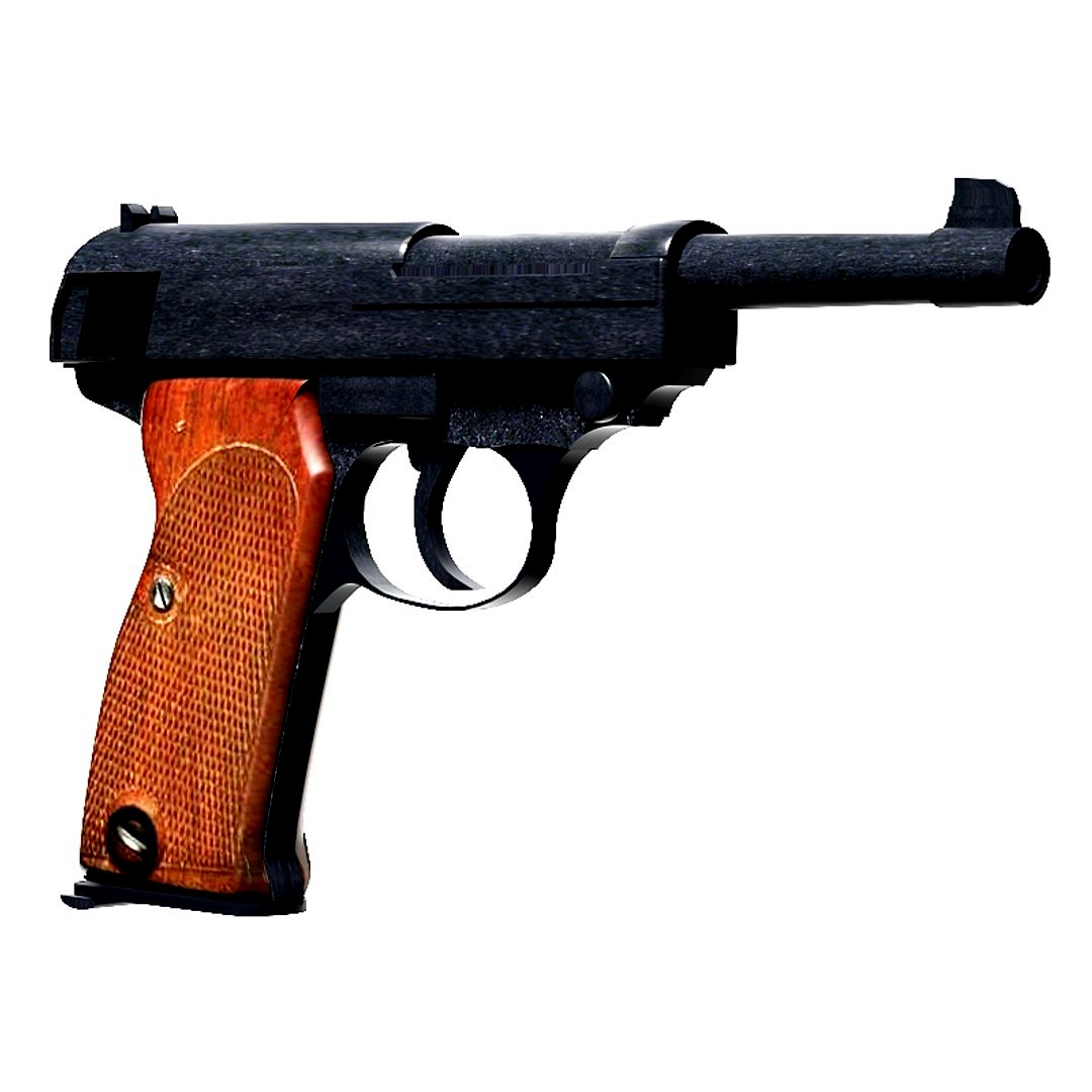 walther cal. 9mm 3d model