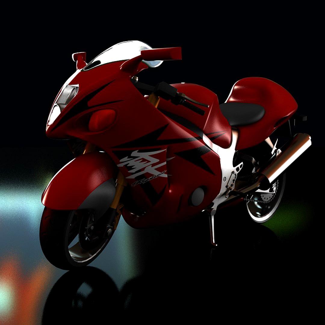 Suzuki Hayabusa 3d model