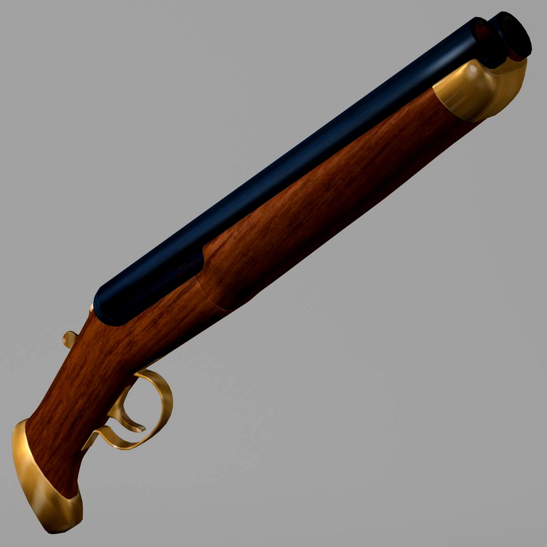 Sawed Off Shotgun 3d model