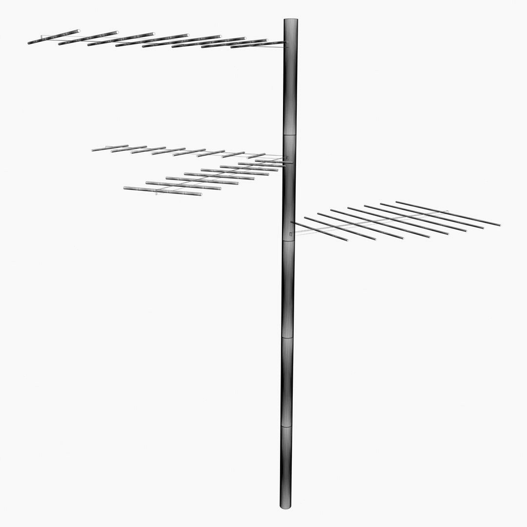 antenna simple 3d model