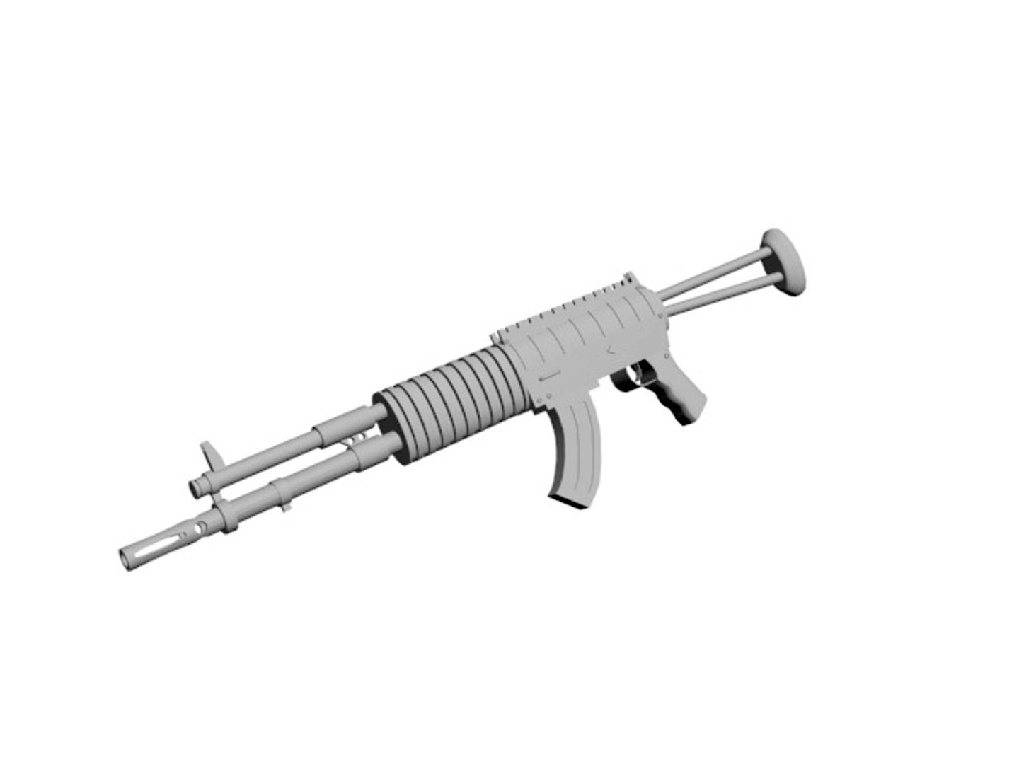 Aek Assault Rifle 3d model