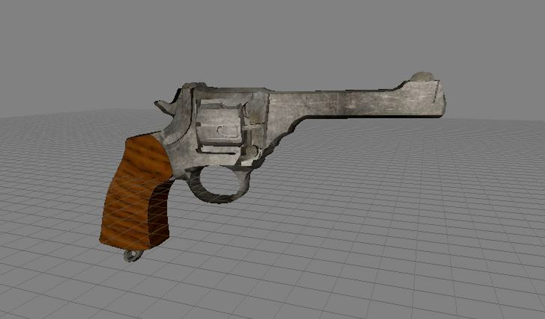 Webley Revolver 3d model