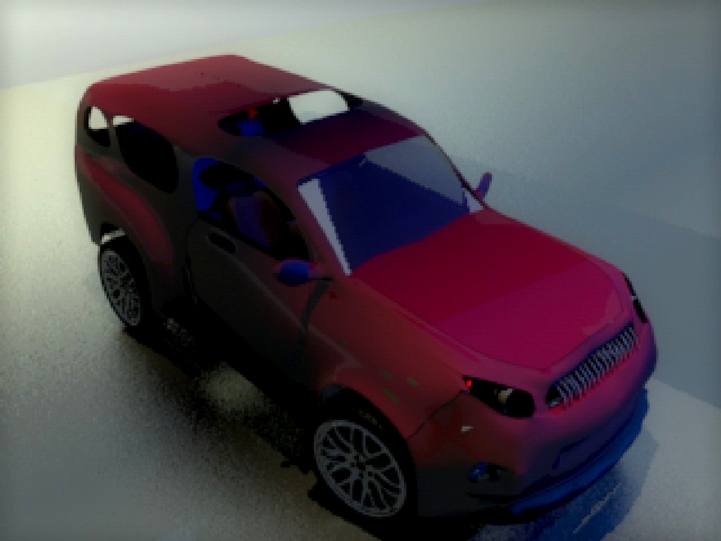 toyota prado tx 3d model