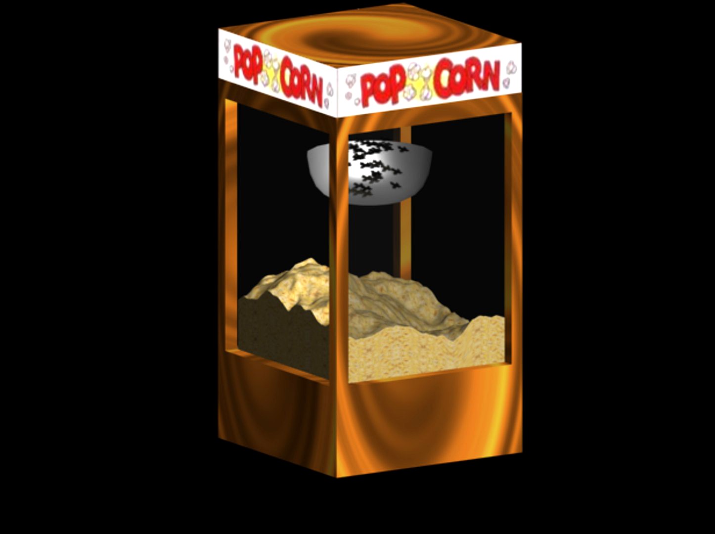 Popcorn Machine 3d model