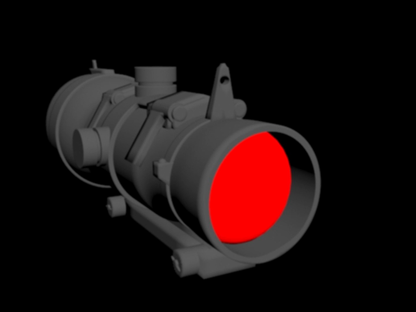 Trijicon Acog Scope 3d model