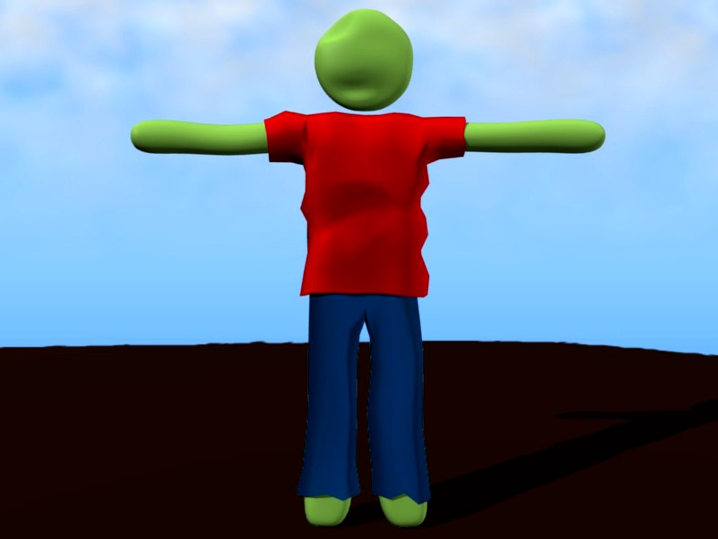 Stickman 3d model