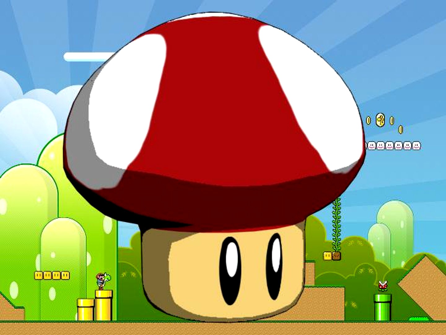 Super Mario Mushroom 3d model