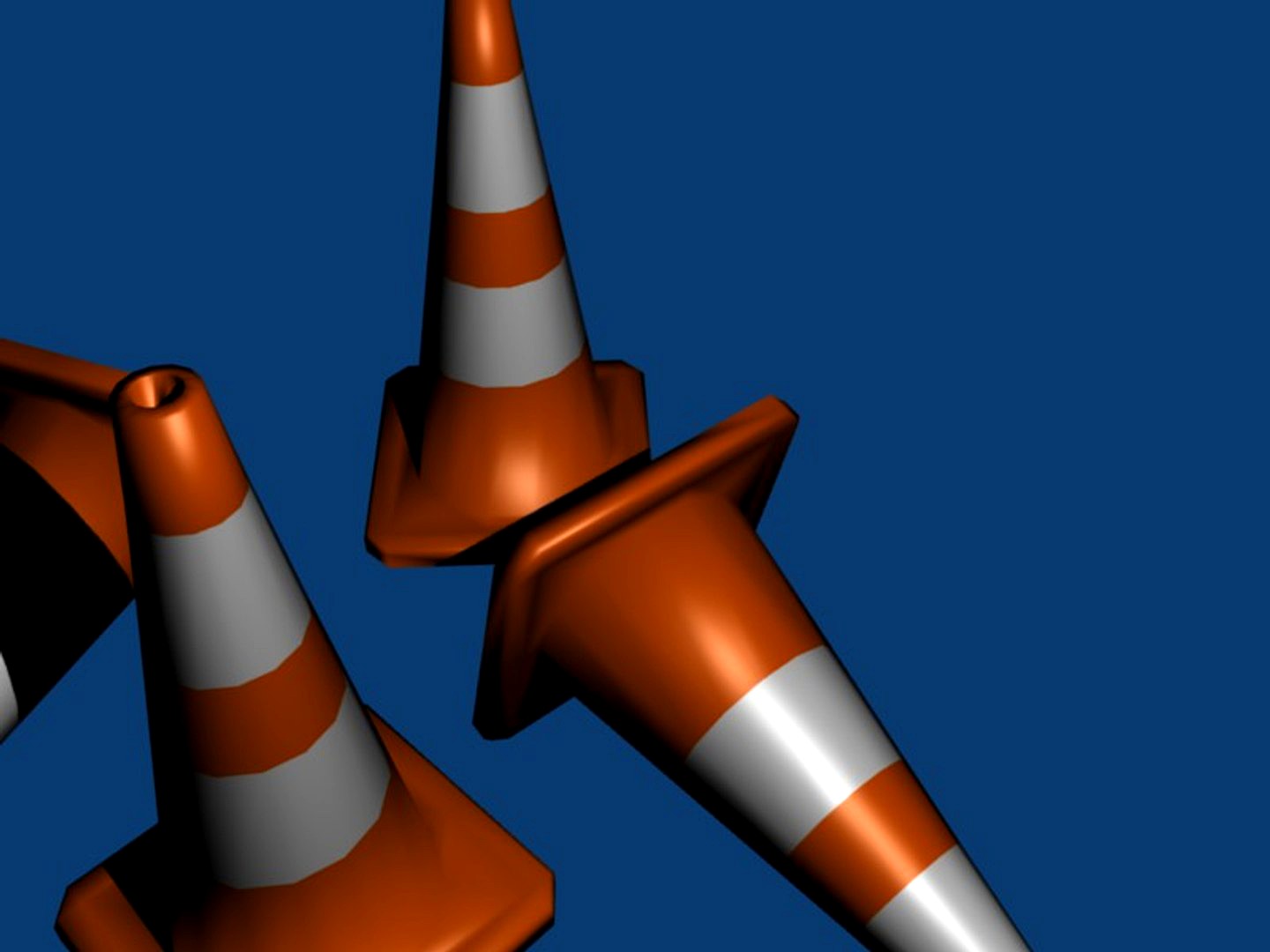 Traffic Cones 3d model