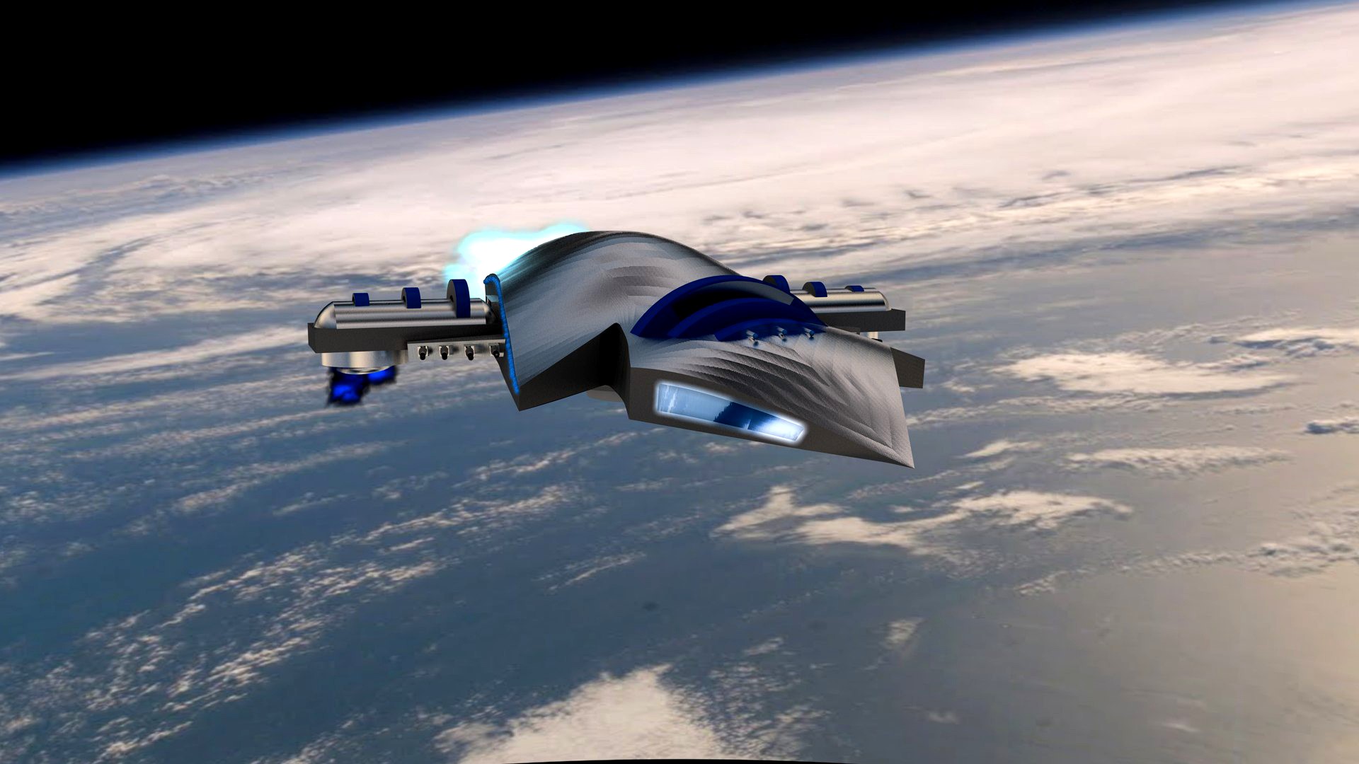 Alien Cruiser 3d model