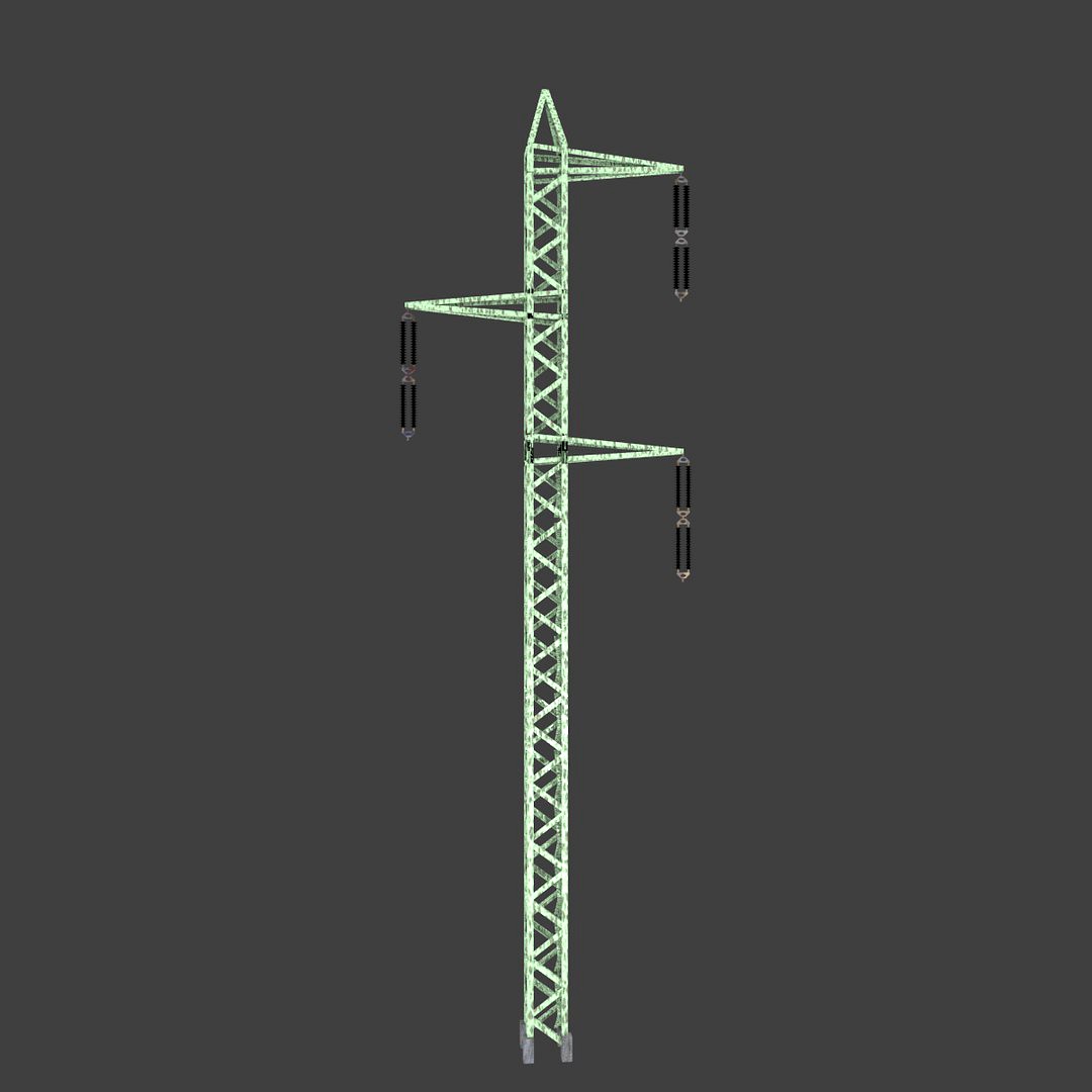 electric column 3d model
