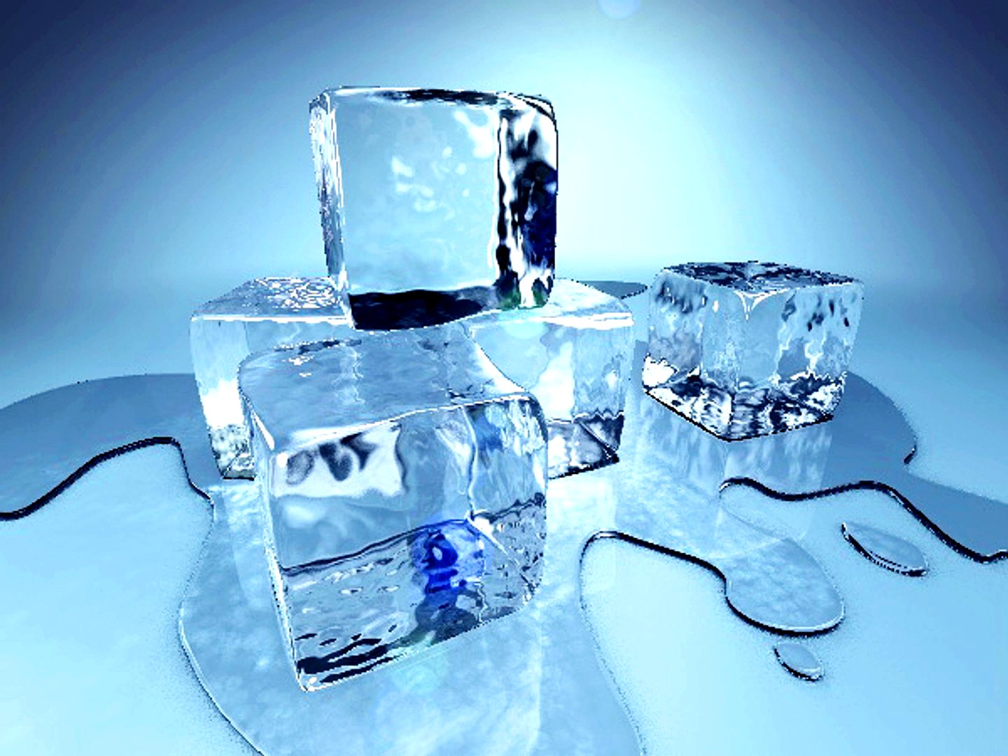 ice cubes 3d model