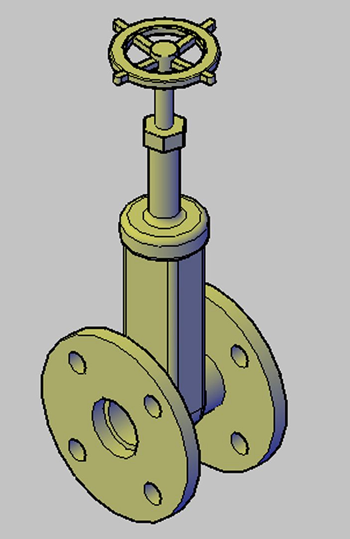 Gate Valve 3d model
