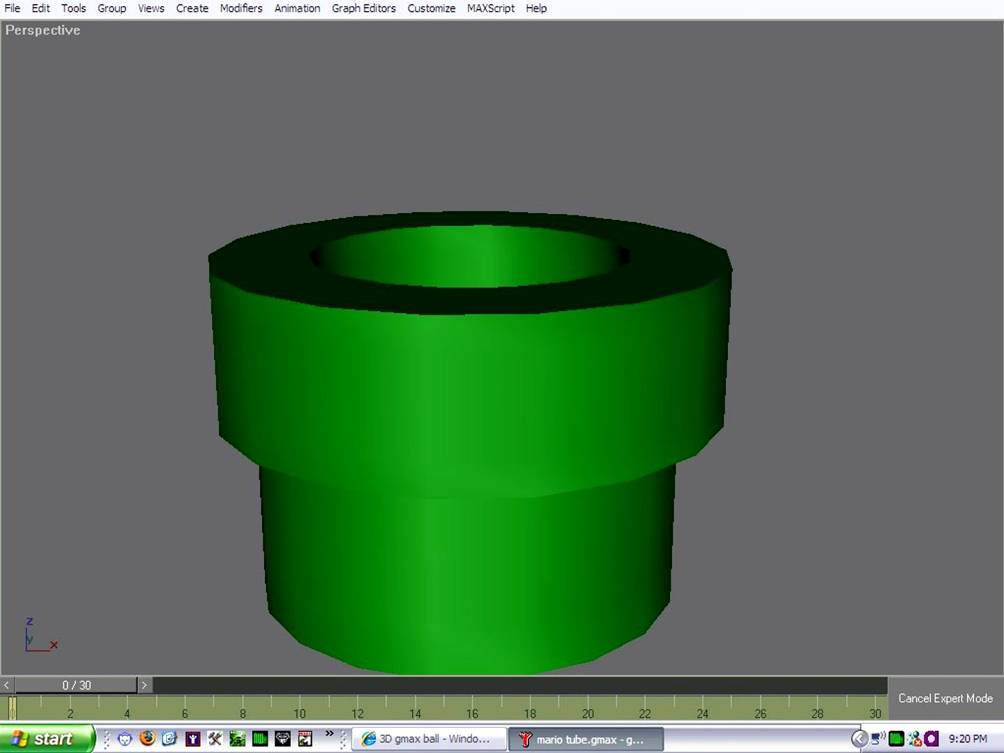 mario tube.gmax 3d model