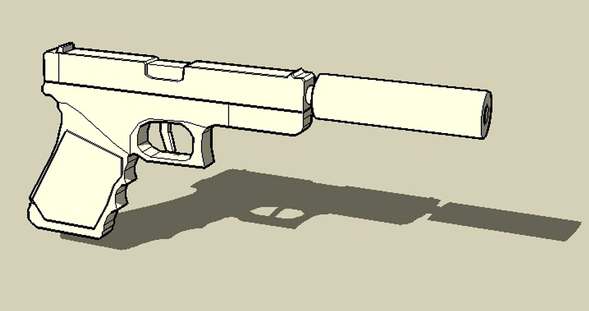 Glock-3ds model