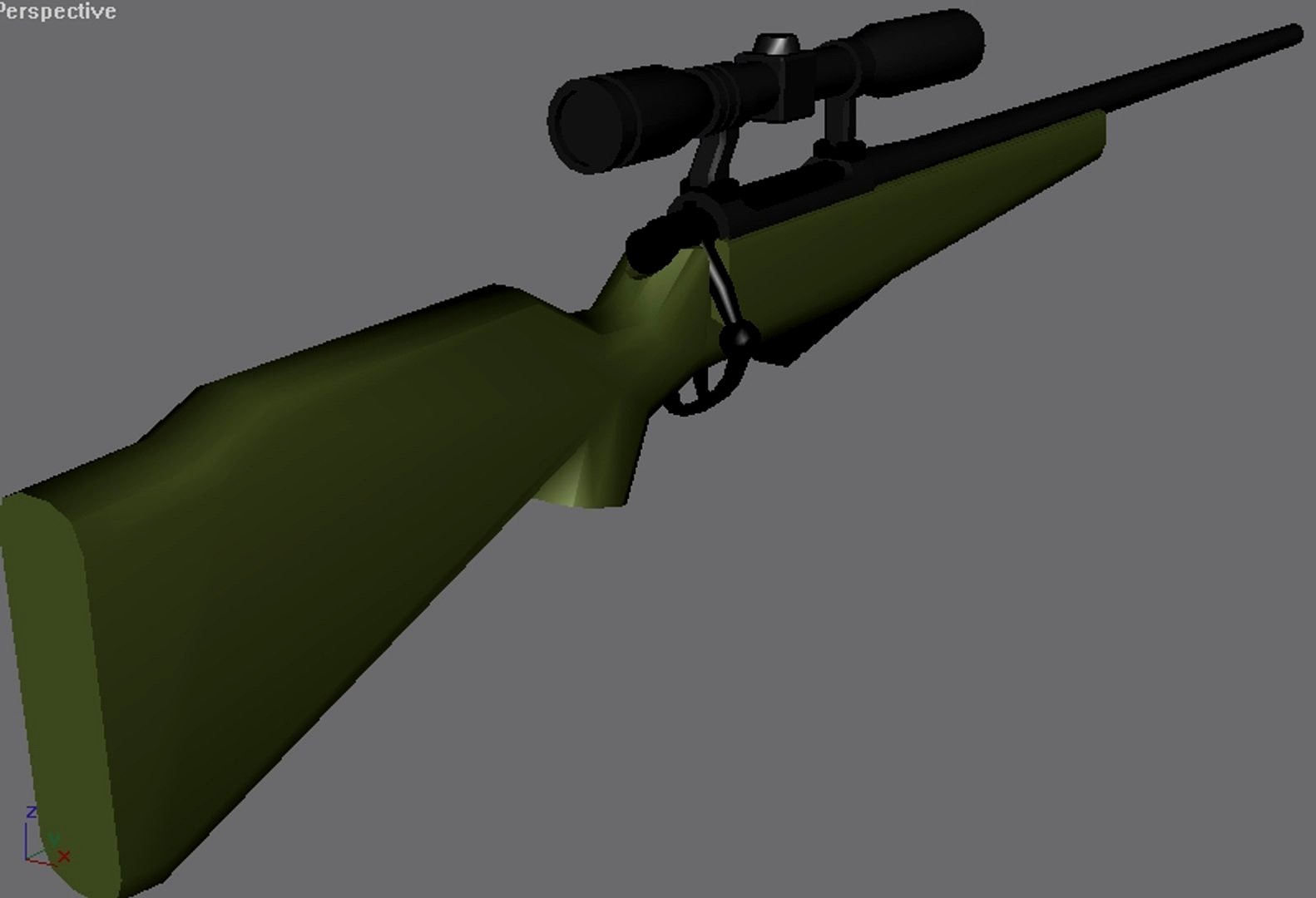 M105A1 Anti-Materiel Rifle 3d model