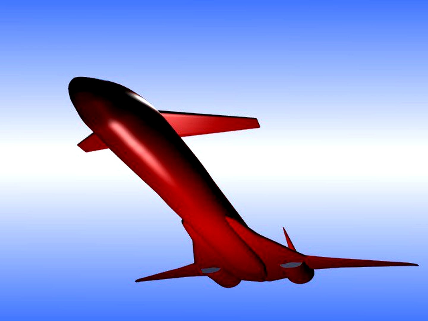 sonic jet.blend 3d model